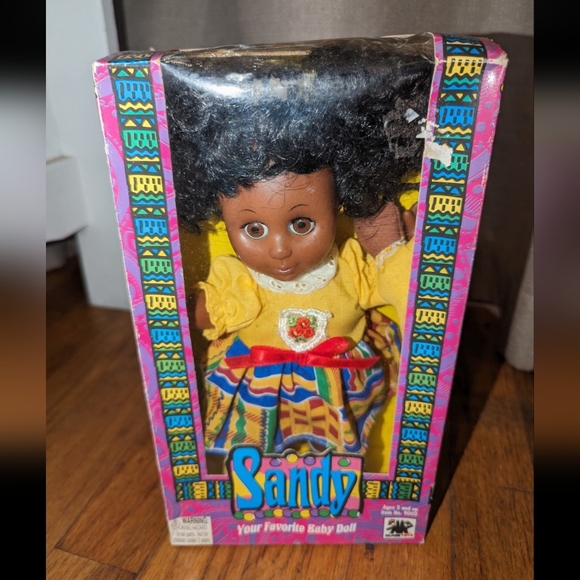 Toys | Sandy Yla Eason Olmec Baby Doll 9 12 African American Black ...